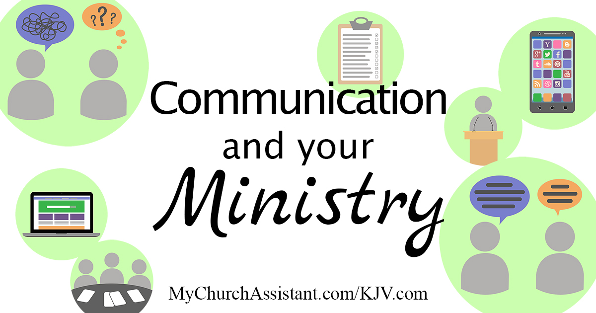 Communication and Your Ministry - My Church Assistant